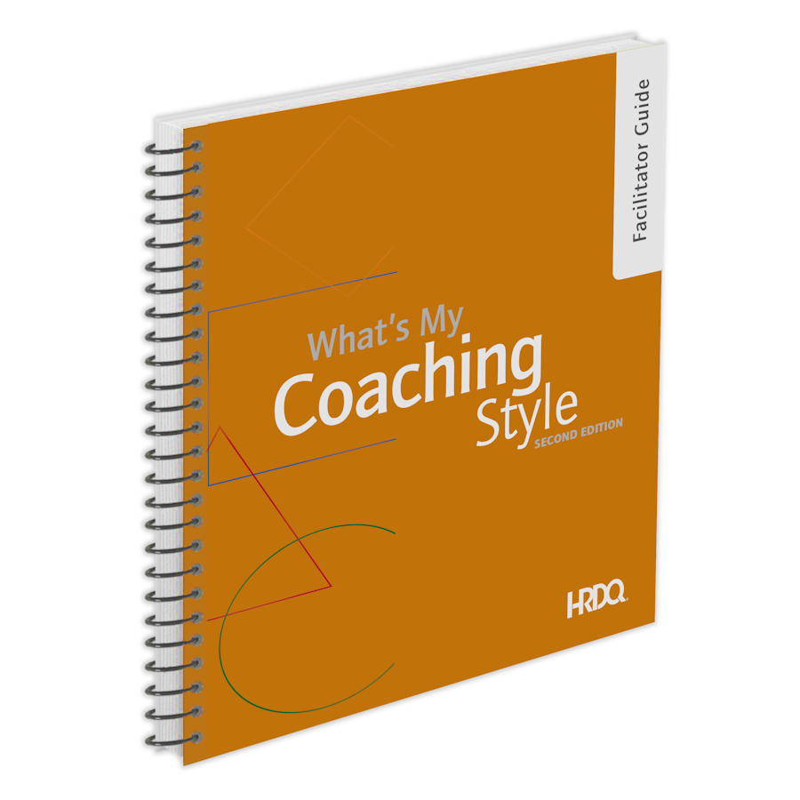 What's My Coaching Style - Shop Now | HRDQ - QuickStart Train-the-Trainer