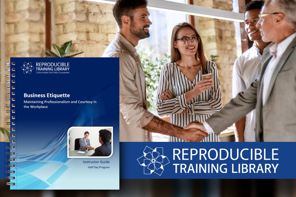 Business Etiquette Customizable Courseware | Shop now at HRDQ