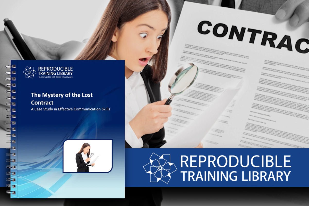 Mystery of the Lost Contract Customizable Courseware | Shop now at HRDQ