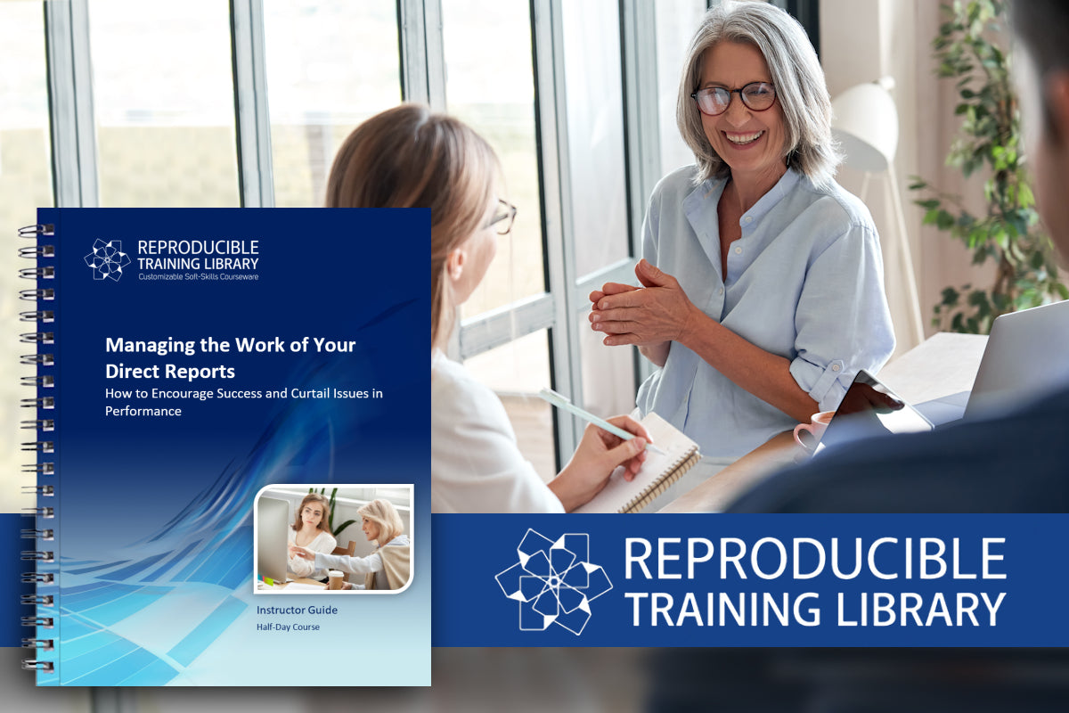 Managing the Work of Your Direct Reports Customizable Courseware | Shop ...